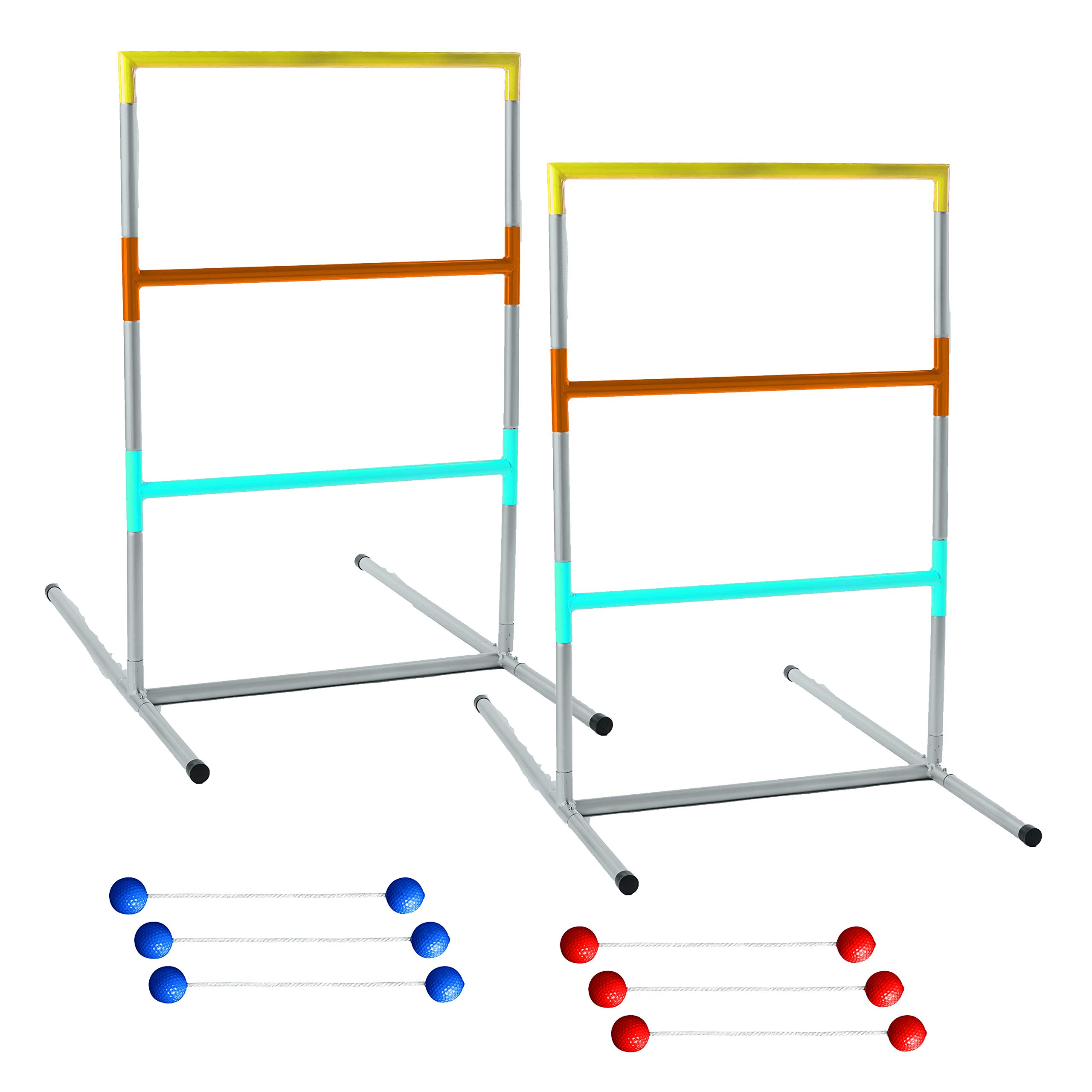 Franklin Sports Professional Ladder Ball Set – Steel Construction – Ladder Golf – Outdoor Lawn Games – Beach Games