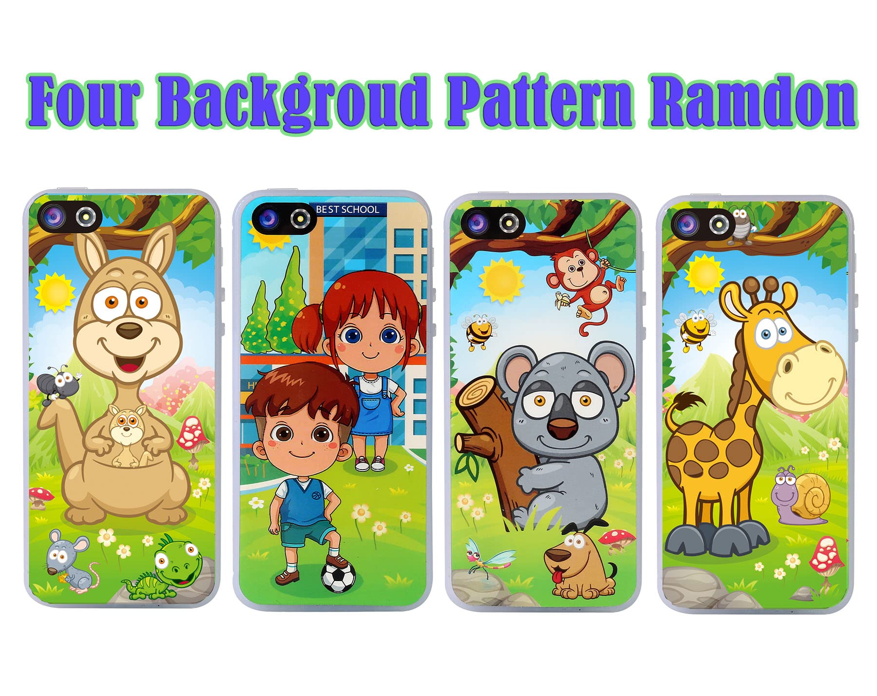 Cooplay Learning Smart Phone Toy Music Lullaby Song Touch Screen Type-C Recharable Cell Phone Mobile Yphone for Toddler Baby
