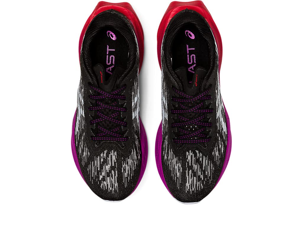 ASICS Women's NOVABLAST 3 Running Shoes, 8, Black/Soft Sky