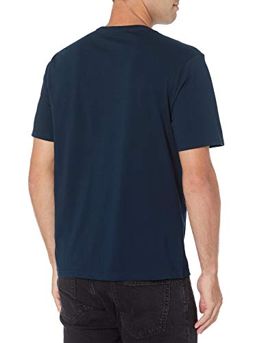 Amazon Essentials Men's Regular-Fit Short-Sleeve Crewneck Pocket T-Shirt, Pack of 2, Dark Navy, XX-Large