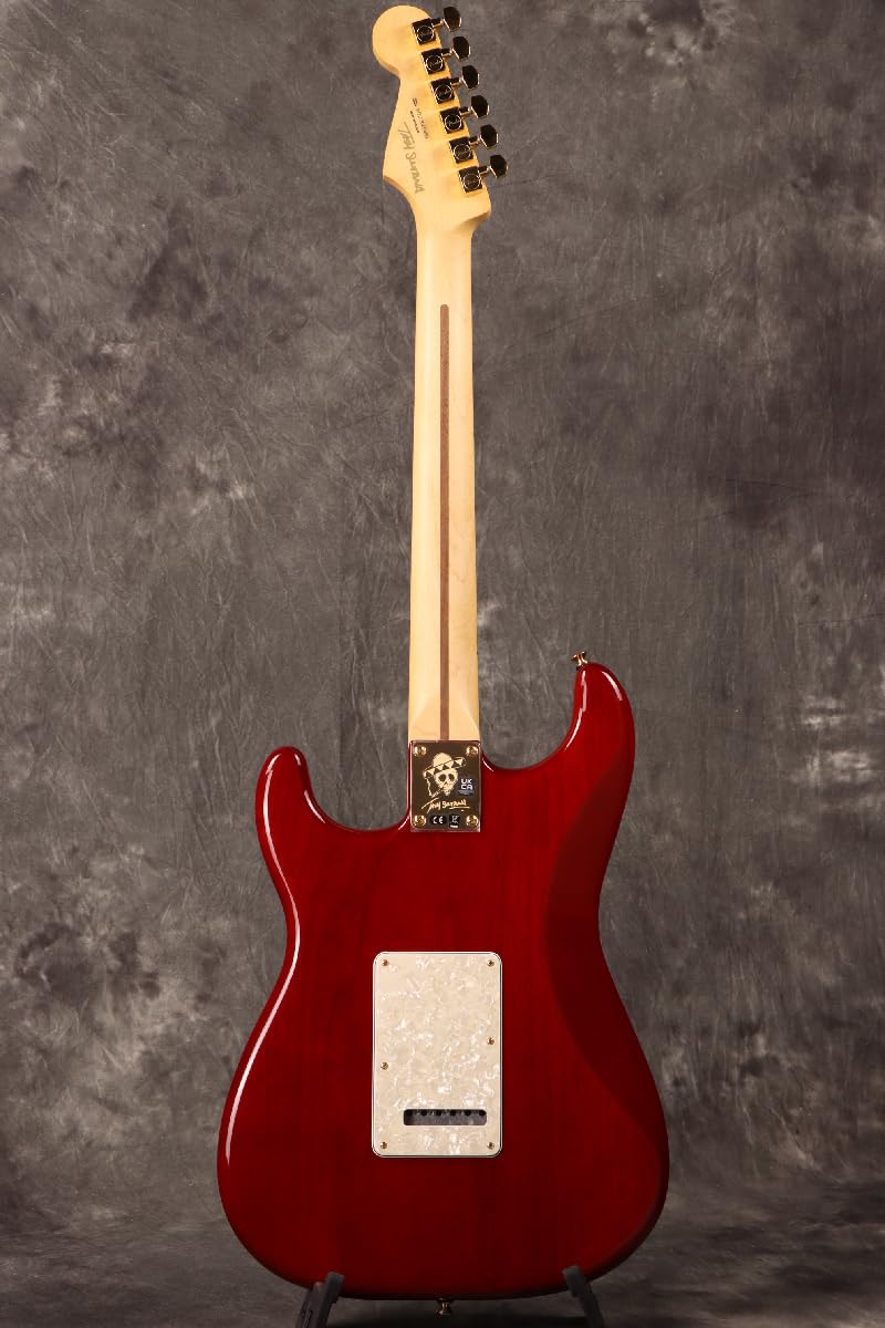 Fender Tash Sultana Stratocaster Electric Guitar, Transparent Cherry, Maple Fingerboard