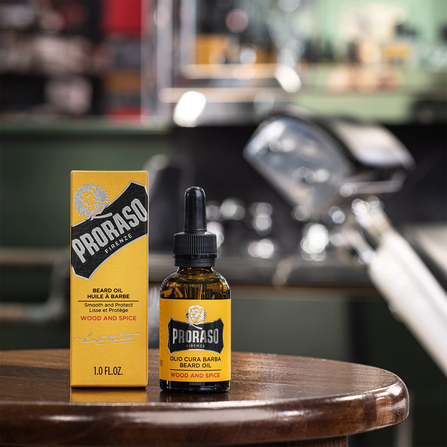 Proraso Beard Oil for Men to Tame, Smooth and Condition Beard Hair - Wood & Spice, 1 Fl Oz (Pack of 1)