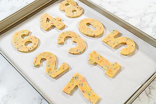 Bakerpan Stainless Steel Number 8 Cookie Cutter, Cookie Cutter Number Eight Shapes, 3 1/2 Inch - Set of 2