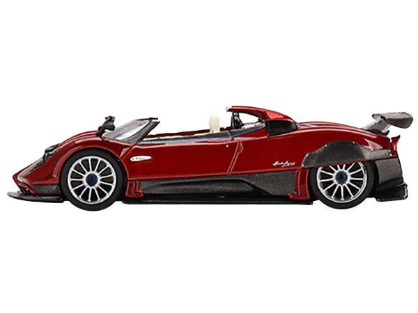 Pagani Zonda HP Barchetta Rosso Dubai Red Metallic Limited Edition to 2040 Pieces Worldwide 1/64 Diecast Model Car by True Scale Miniatures MGT00432
