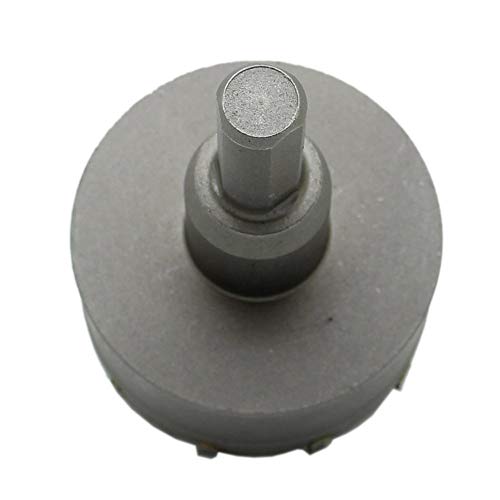 AUTOTOOLHOME 2 inch (50mm) Metal Steel Hole Saw Tooth Carbide Tip TCT Drill Bits Kit for Thick Metal Wood