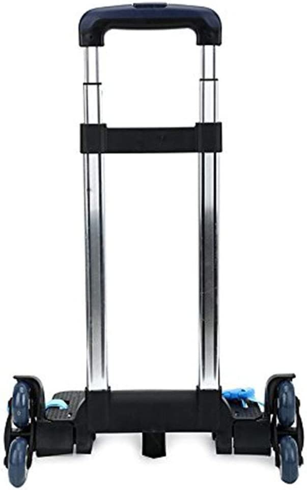 Backpack Hand Truck KAMOD Wheeled Cart Trolley Hand Aluminium Alloy Folding Trolley Cart for Schoolbag