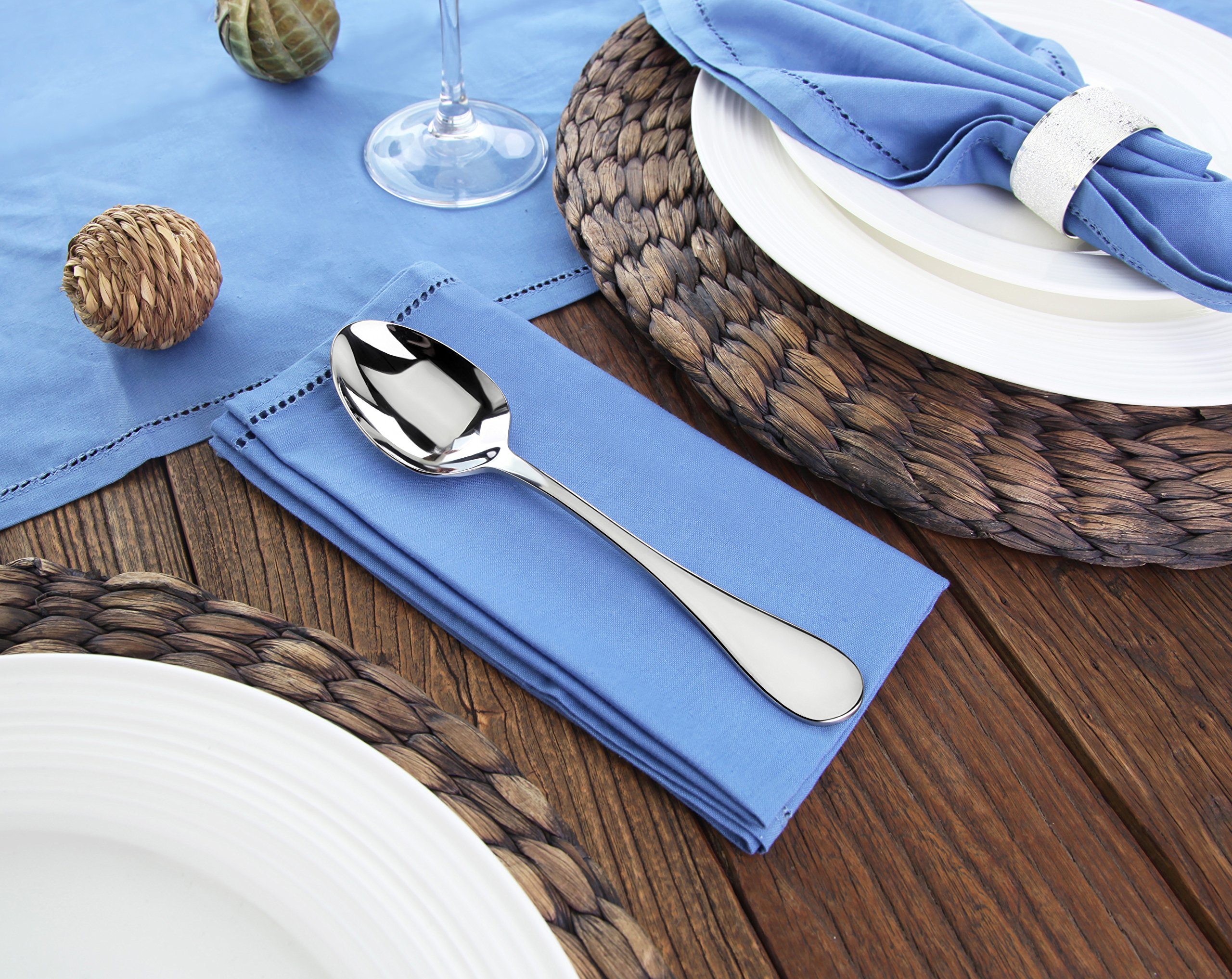 Artaste 59359 Rain 18/10 Stainless Steel Dinner Spoon (Rain Silver- Dinner Spoon)