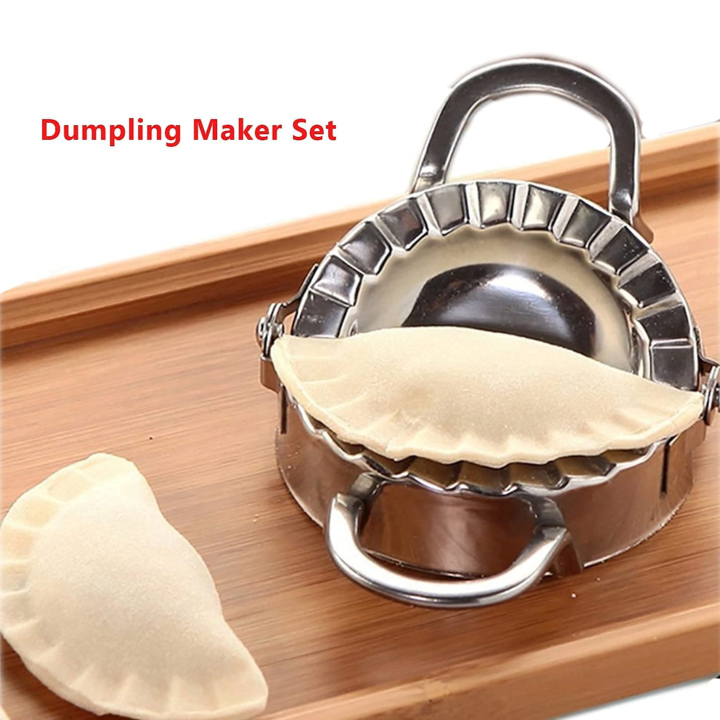 Bamboo Steamer for Cooking 10β -by DoSensePro Includes 2 Tiers, Stainless Steel Dumpling Maker, Liners, Ceramic Dish, and Bamboo Tongs. Dumpling Steamer Basket Cooker for Healthy Low-Fat Diet