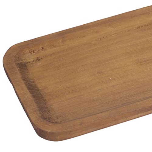 Athaliah Wooden Decorative Trays, 22.5 Inches Rustic Paulownia Wood Tray for Decor, Natural Solid Long Candle Ottoman Tray for Table Centerpiece, Kitchen Counter, Home Decor, Coffee Table
