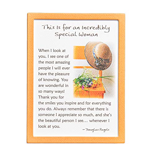 Blue Mountain Arts “For Her” Magnet with Easel Back—Birthday, Holiday, Thank-You, or Thinking of You Gift by Douglas Pagels, 4.9 x 3.6 Inches (This Is for an Incredibly Special Woman)