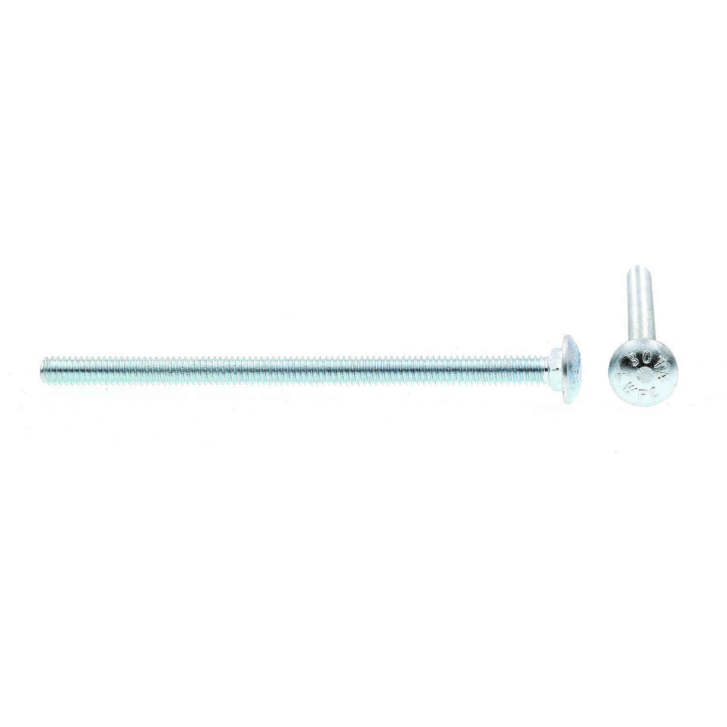 Prime-Line 9062583 Carriage Bolts, 1/4 In.-20 X 4-1/2 In., A307 Grade A Zinc Plated Steel (50 Pack)