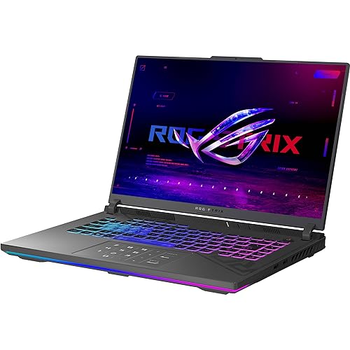 ASUS ROG Strix G16 Gaming & Entertainment Laptop (Intel i9-13980HX 24-Core, 64GB DDR5 4800MHz RAM, 2x1TB PCIe SSD RAID 1 (1TB), GeForce RTX 4060, 16.0" 240 Hz Win 11 Home) with USB-C Dock