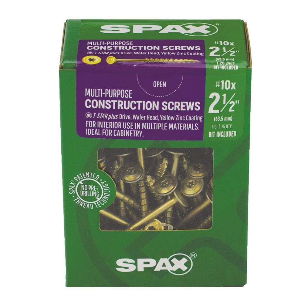 PRIMESOURCE 4281020500604 10X2-1/2 MP WH INT Screw