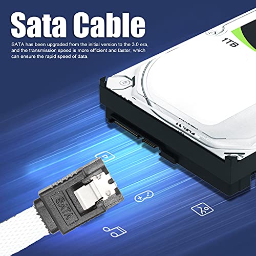 Cables SSD, Cable Elbow 500MB/S Solid State Drive Dual‑Channel SAS Replacement for 3.0 6Gbps for Solid‑State Disk for SPE(White (Elbow))