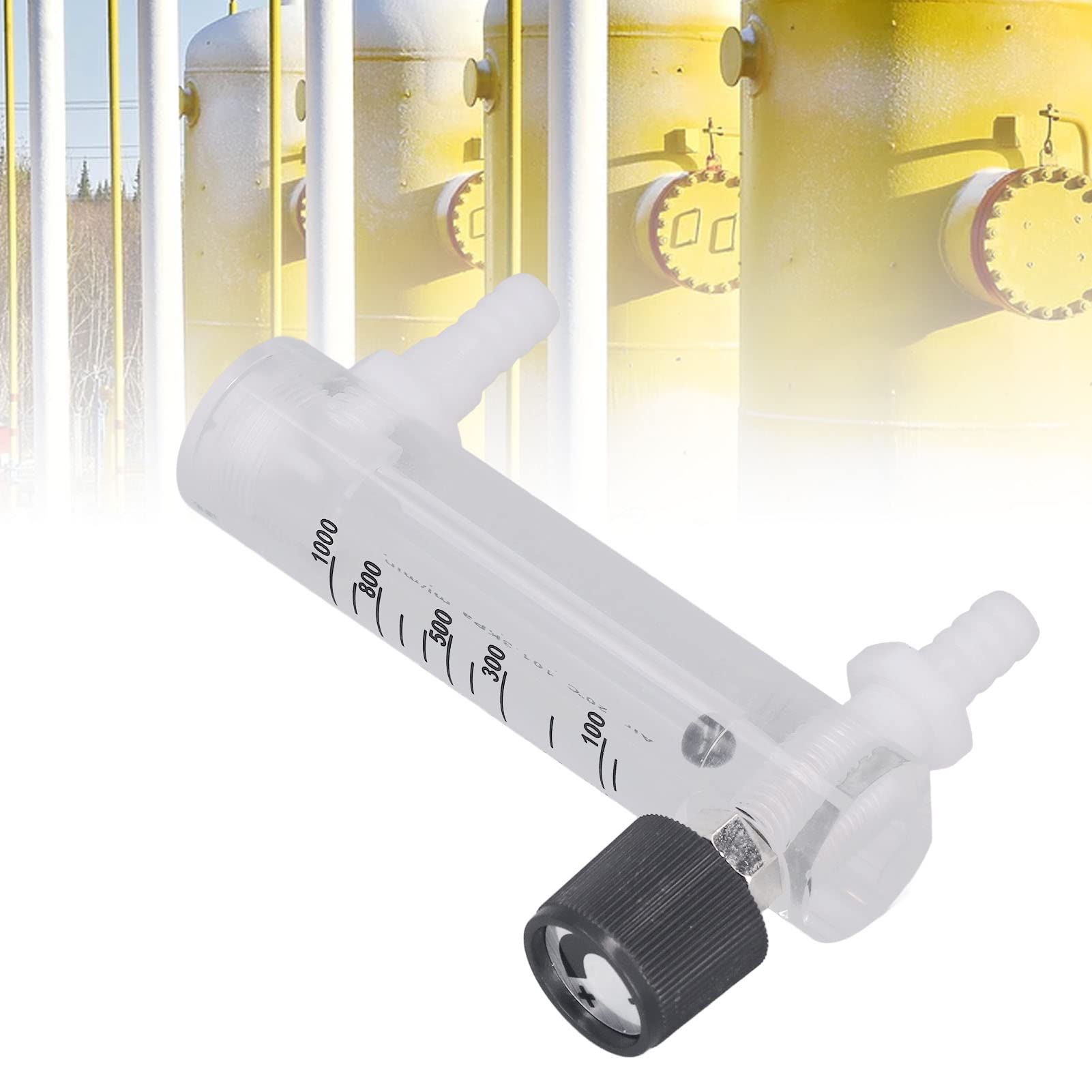 YYQTGG Gas Flow Meter Tester, Pool Flow Meter Light Gas Flow Meter Ml/min Durable Adjustable Tig Welders for Control Fuel Tank Measuring Stick Debitmetre GAZ