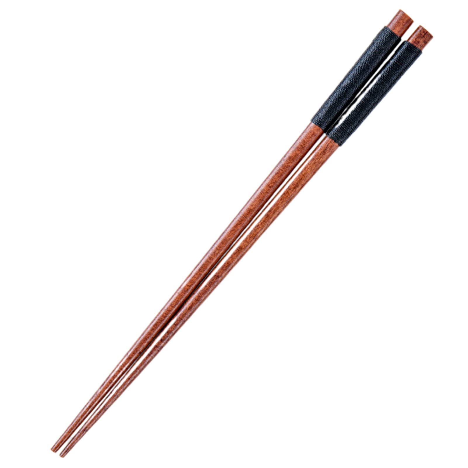 Bigougem Threaded Chopsticks 1 Pair Practical Eating Sushi Chinese Food Tableware Chop Sticks C