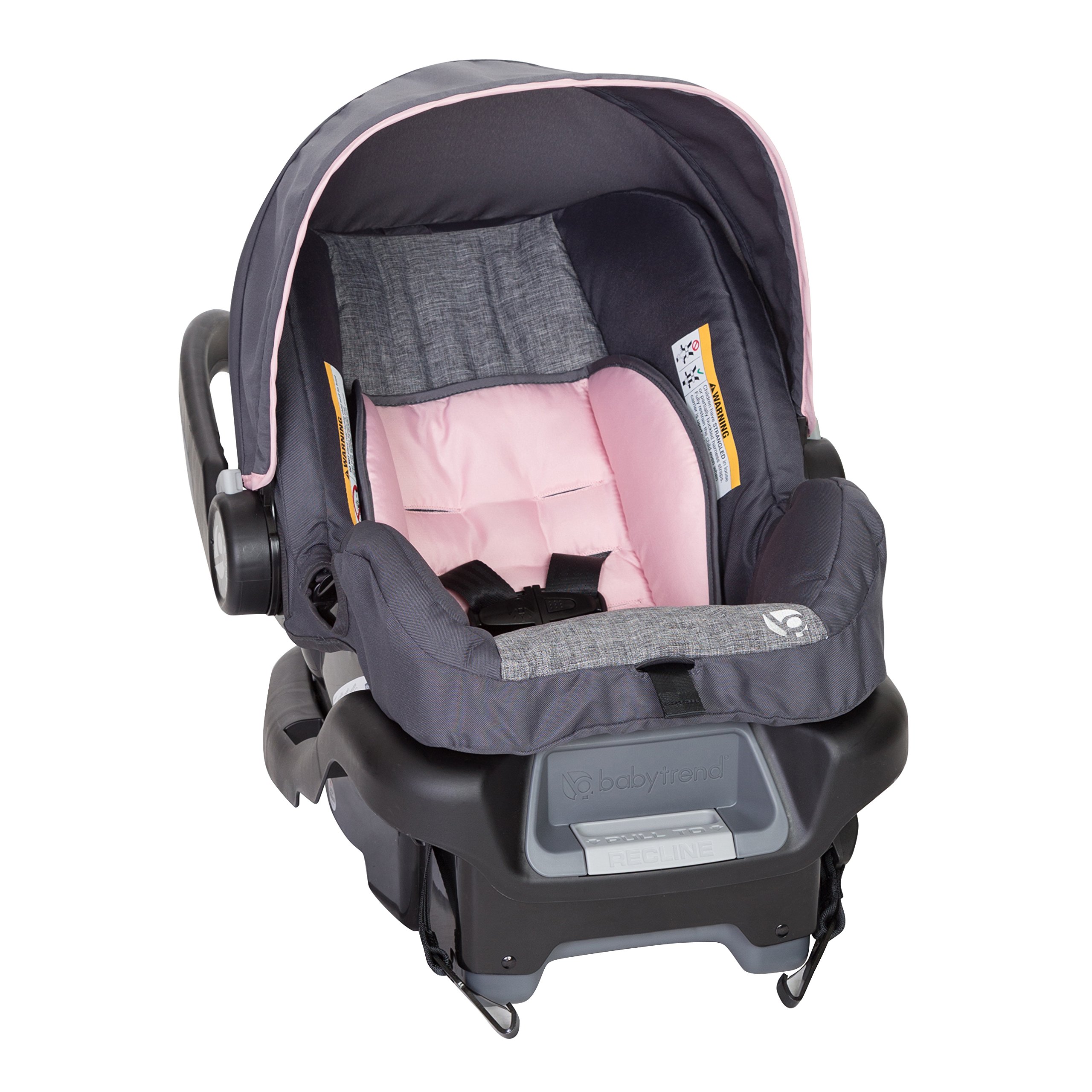 Baby Trend Skyline 35 Travel System, Starlight Pink and Baby Trend Lil' Snooze Deluxe II Nursery Center, Daisy Dots