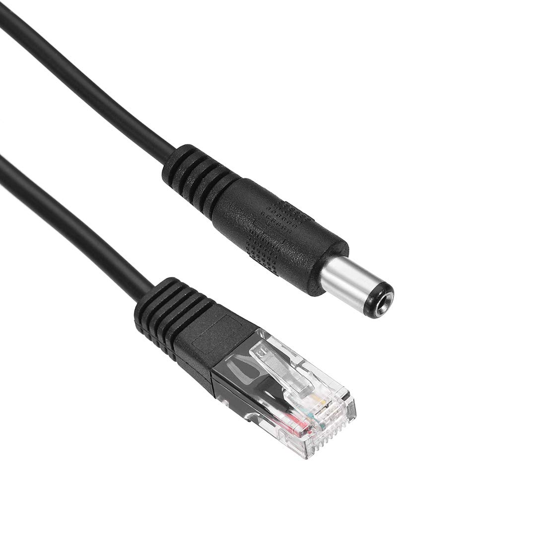 uxcell PoE Splitter Power over Ethernet Adapter 48V to 12V 2.2A for Surveillance Camera with 145mm Wire 2Pcs