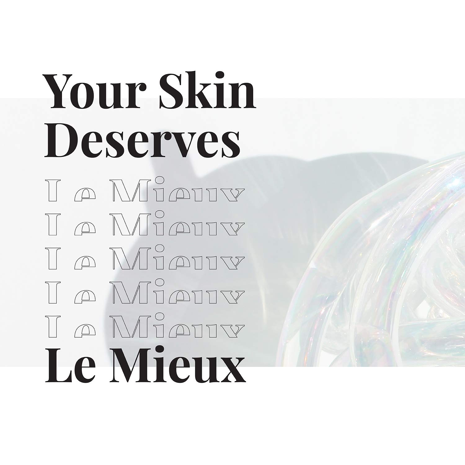 Le Mieux TGF-B Booster - Anti Aging Triple Growth Factor Facial Serum with Hyaluronic Acid & Peptides, Hydrating Face Serum with No Parabens (1 oz / 30 ml)