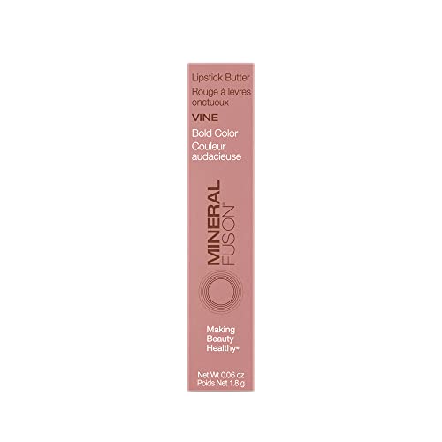 Mineral Fusion Lipstick Butter, Vine, 0.06 Ounce Packaging May Vary