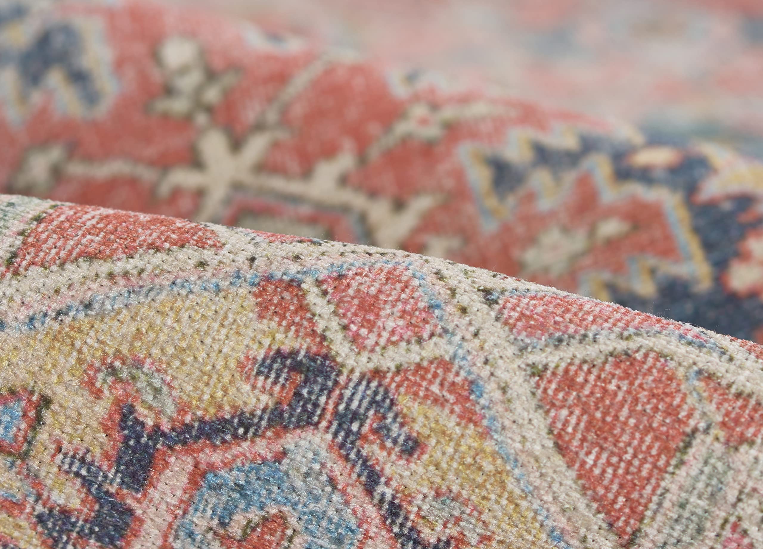 Momeni Chandler Medallion Area Rug, 5'6" X 8'6", Navy