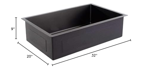 Vintage Tub & Bath Stainless Steel 32 Inch Single Bowl Undermount Kitchen Sink