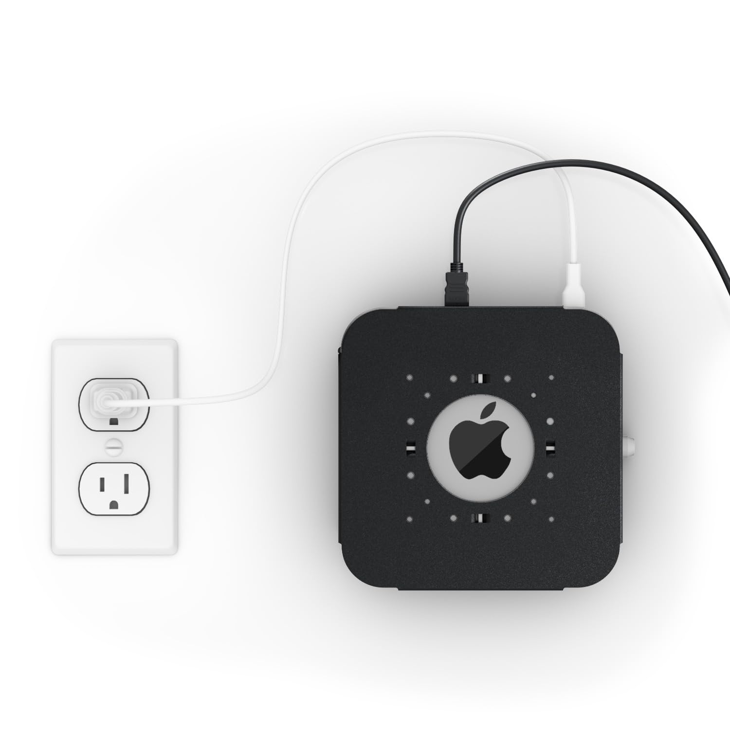 RackSolutions Mini Mount Secure Wall Mount and VESA Monitor Mount for Mac Mini (2nd and 3rd Generation)