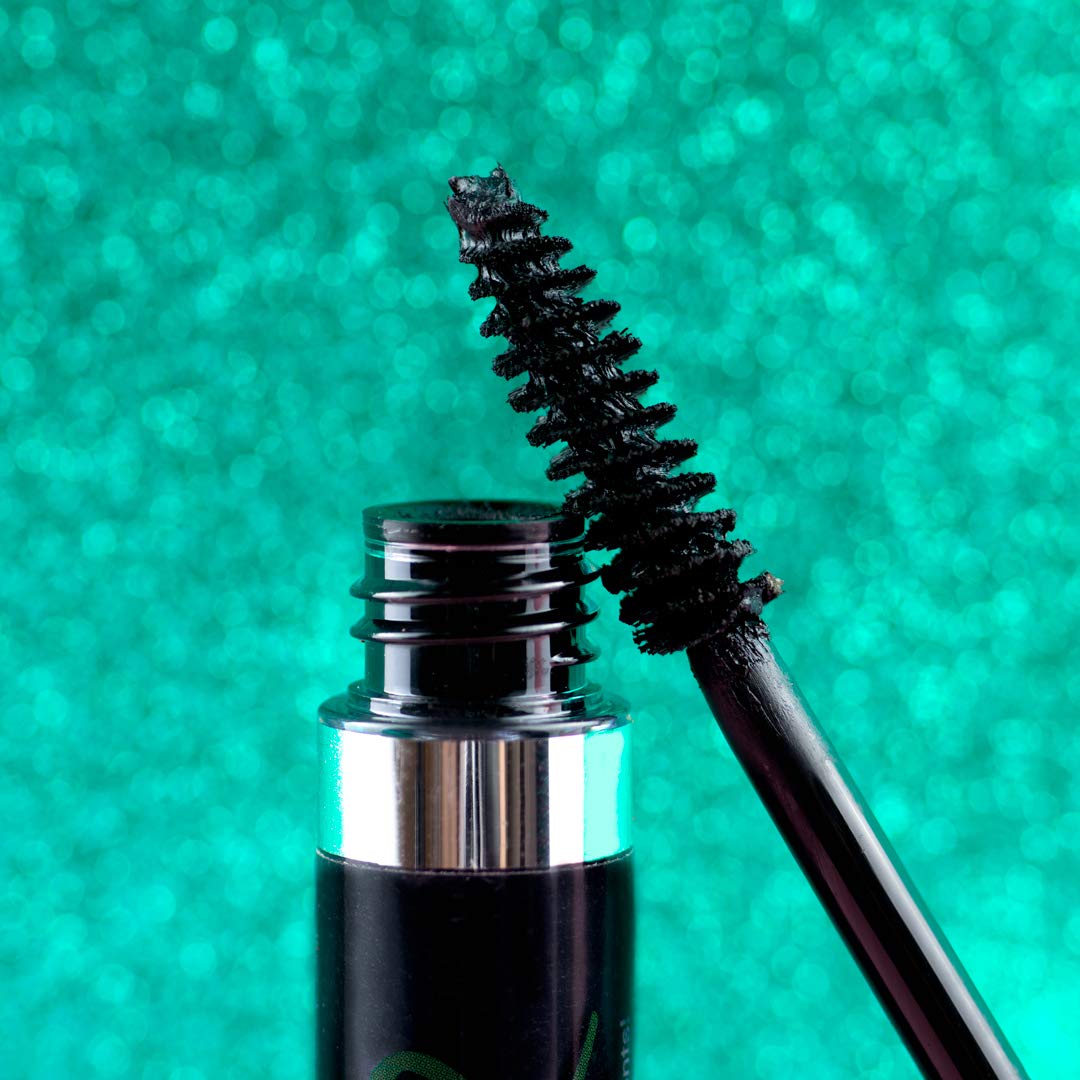 Mineral Mascara by EVXO - All Natural, Organic Ingredients, Hypoallergenic, Vegan, Cruelty Free, Gluten Free (Black)