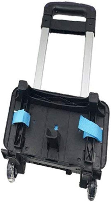 Backpack Hand Truck KAMOD Wheeled Cart Trolley Hand Aluminium Alloy Folding Trolley Cart for Schoolbag