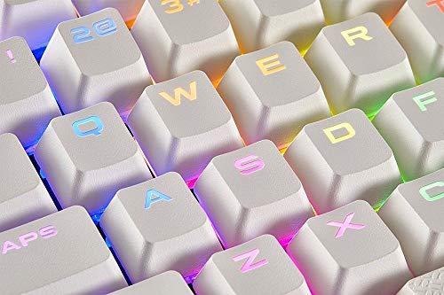 CORSAIR Gaming PBT Double-shot Keycaps Full 104/105-Keyset - White