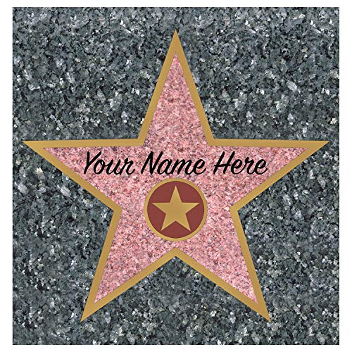 Beistle Walk of Fame Star Peel-N-Place Decoration