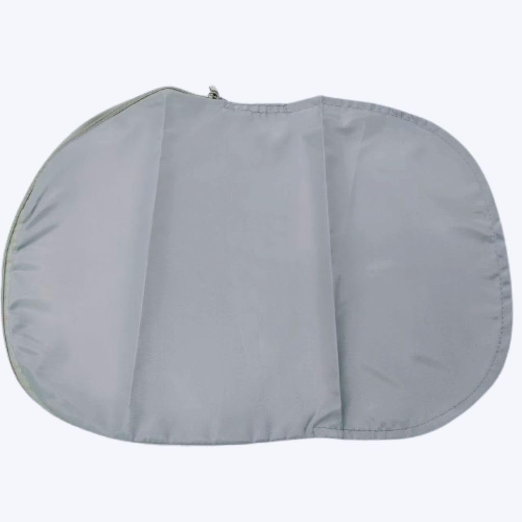 Ophthalmic Grey Universal Phoropter Refractor Protective Dust Cover Nylon Zipper 19" L x 13" W