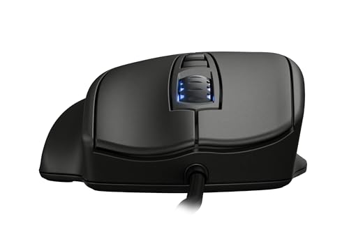Mionix NAOS PRO Wired Gaming Mouse, 19K DPI Optical Sensor with 400 IPS, Kailh 80M Click Durability Micro-switches, 1K HZ Polling Rate, 7 Programmable Buttons, On-Board Memory for PC and MAC