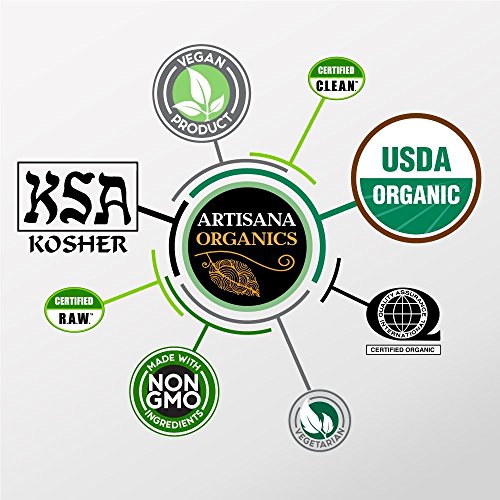 Artisana Organics Raw Almond Butter (2 Pack, 14oz Jars) | No Sugar Added, No Palm Oil, Vegan, Paleo and Keto Friendly, Non-GMO
