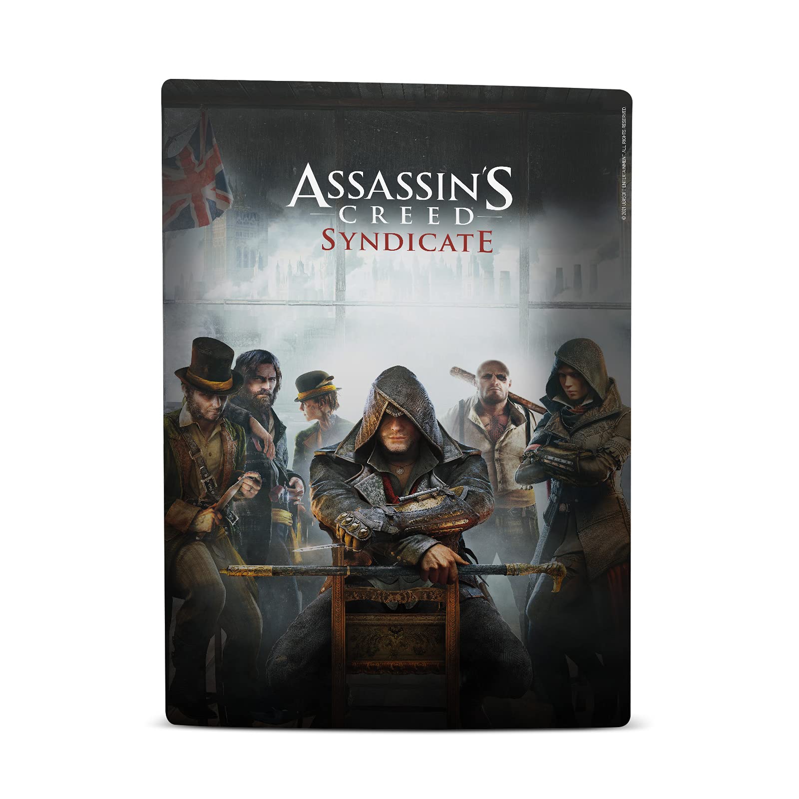 Head Case Designs Officially Licensed Assassin's Creed Key Art Syndicate Graphics Vinyl Faceplate Sticker Gaming Skin Decal Cover Compatible With Sony PlayStation 5 PS5 Digital Edition Console