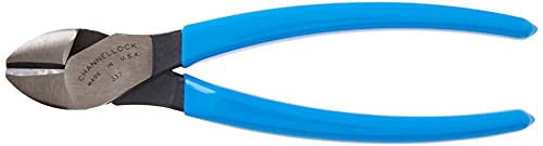 Channellock Diagonal Cutters, 7 In., Blue, Gray (337)