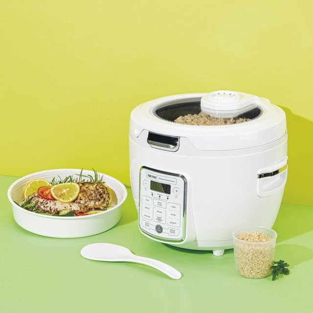 Generic Professional 20-Cup (Cooked) / 4Qt. Digital Rice & Grain Multicooker, 160, White (Renewed)