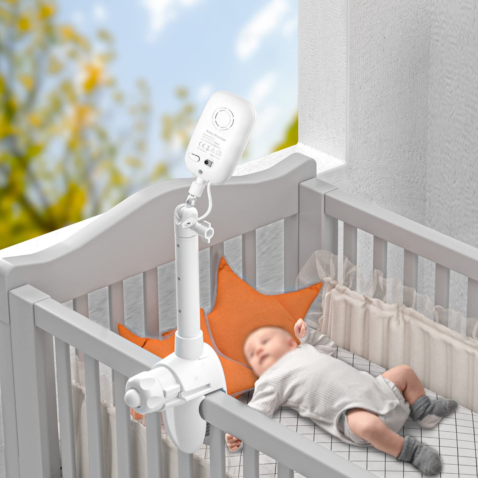 Aobelieve Baby Camera Crib Mount for ANMEATE SM24 Video Baby Monitor