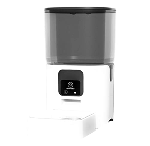 Automatic Cat Feeder, Auto Dog Feeder, WiFi & Bluetooth Operated| Safety Standard, Drop Proof & Shook Proof| 6 Liter Food Capacity with 1-6 Meals Per Day| Leave 10 Second Voice Message for Pet.