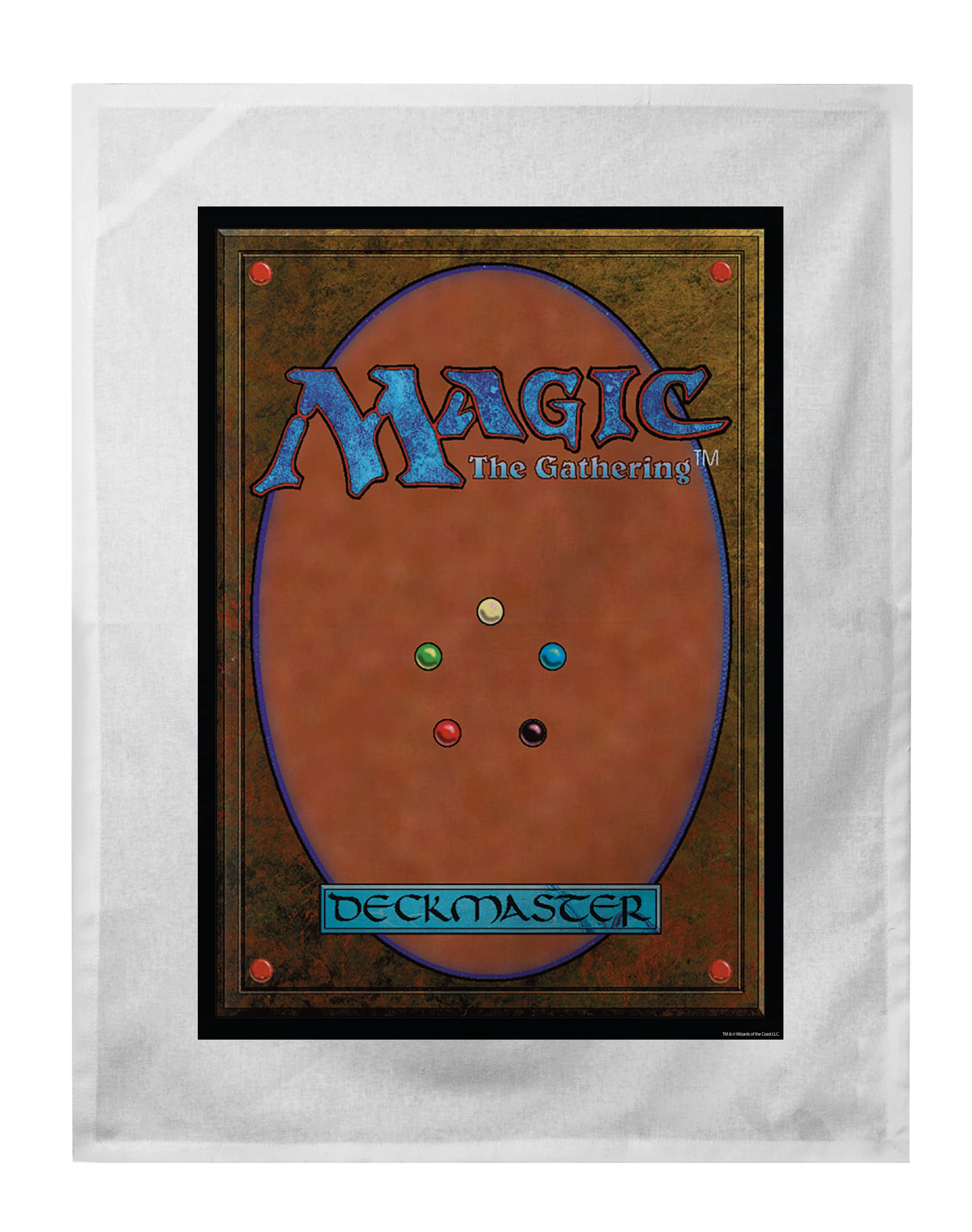 Bioworld Magic The Gathering Deckmaster Card Back Dish Towel