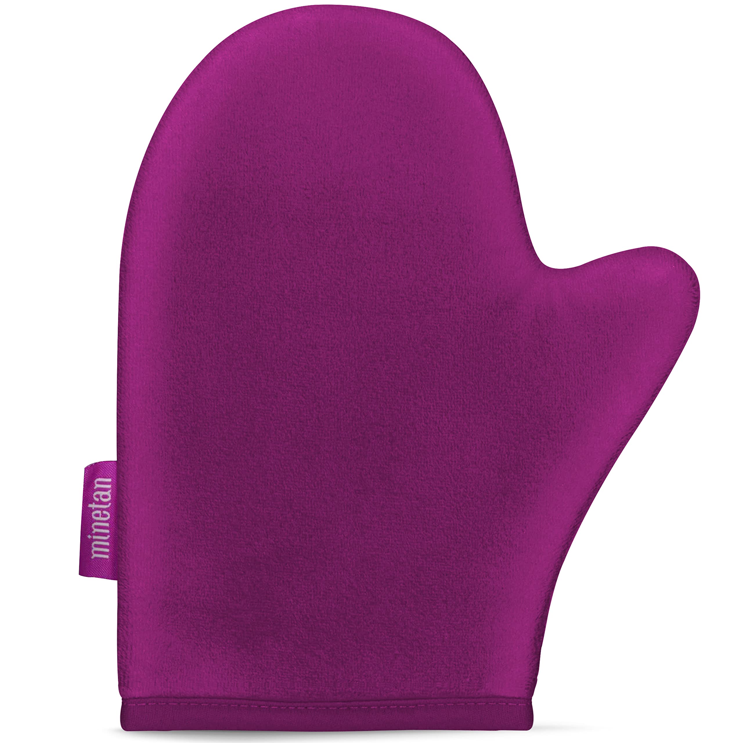 Mine Self Tanning Mitt | Bronze On - Sunless Tanner Applicator Glove with Thumb, Streak-Free, Velvety Soft, Washable, Reusable, Face & Body, Great for Foam, Mousse, Gradual Lotion, & Drops