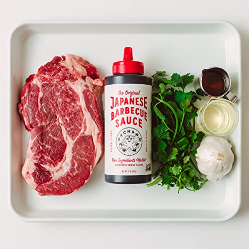 Bachan's Japanese Barbecue Sauce, Original, 17 Oz, Non GMO, No Preservatives, Vegan, BPA free, BBQ Sauce for Chicken, Beef, Pork, Noodles, and More