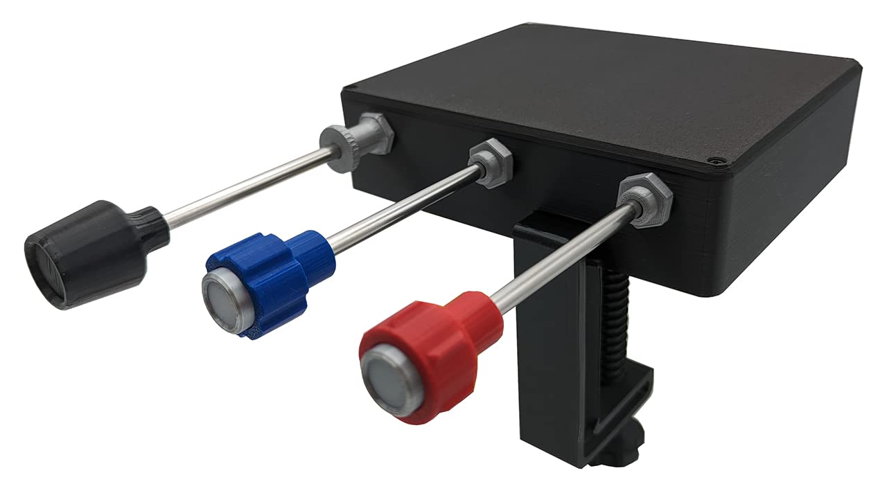 Flight Sim Stuff Cessna Style Throttle, Propeller and Mixture (TPM) Controller For Flight Sims PC/Mac