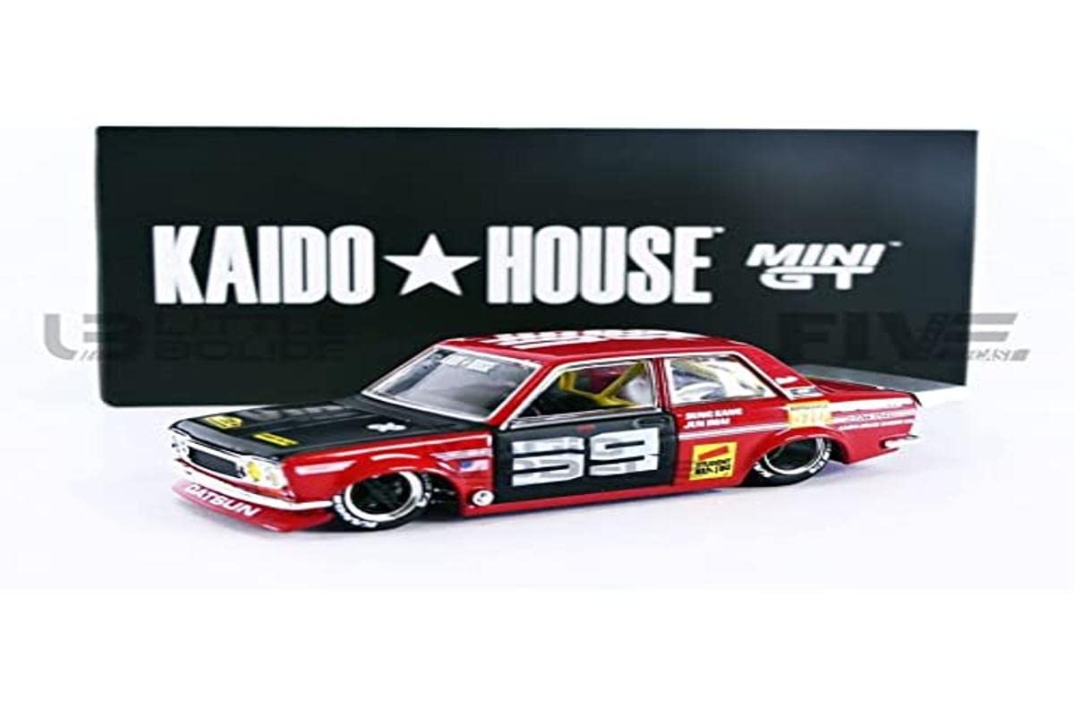 Mini GT x Kaido House 1:64 Datsun 510 Pro Street SK510 Red - KHMG003
