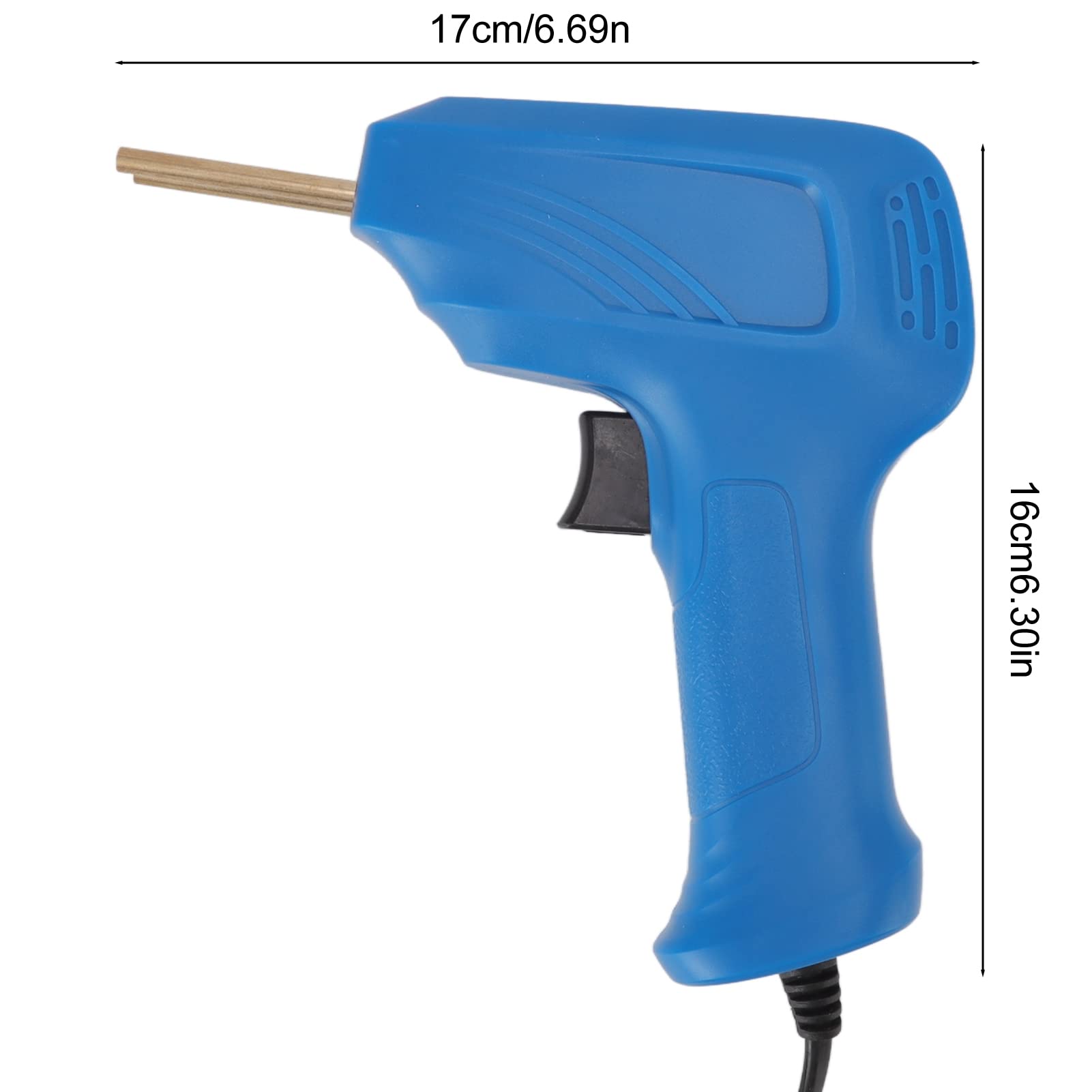 AMONIDA Plastic Welder Kit, Anti Scalding Plastic Welder Machine Stable Insertion Pure Copper Tube for Bumper Repair (US Plug 110V)