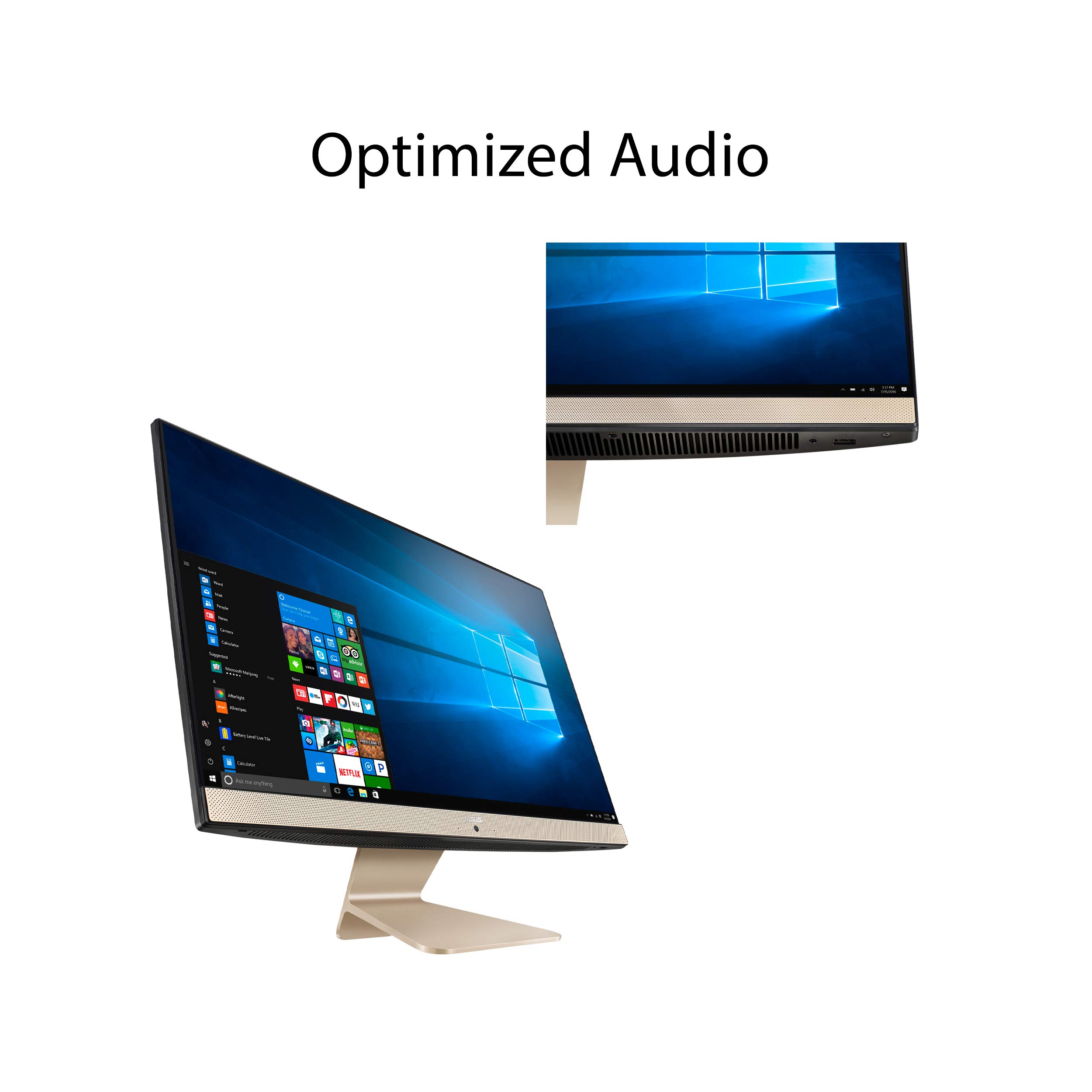 ASUS AiO All-in-One Desktop PC, 23.8β FHD Anti-glare Display, AMD Ryzen 3 3250U Processor, 8GB DDR4 RAM, 512GB PCIe SSD, Windows 10 Home, Kensington Lock, V241DA-DB301 (Renewed)