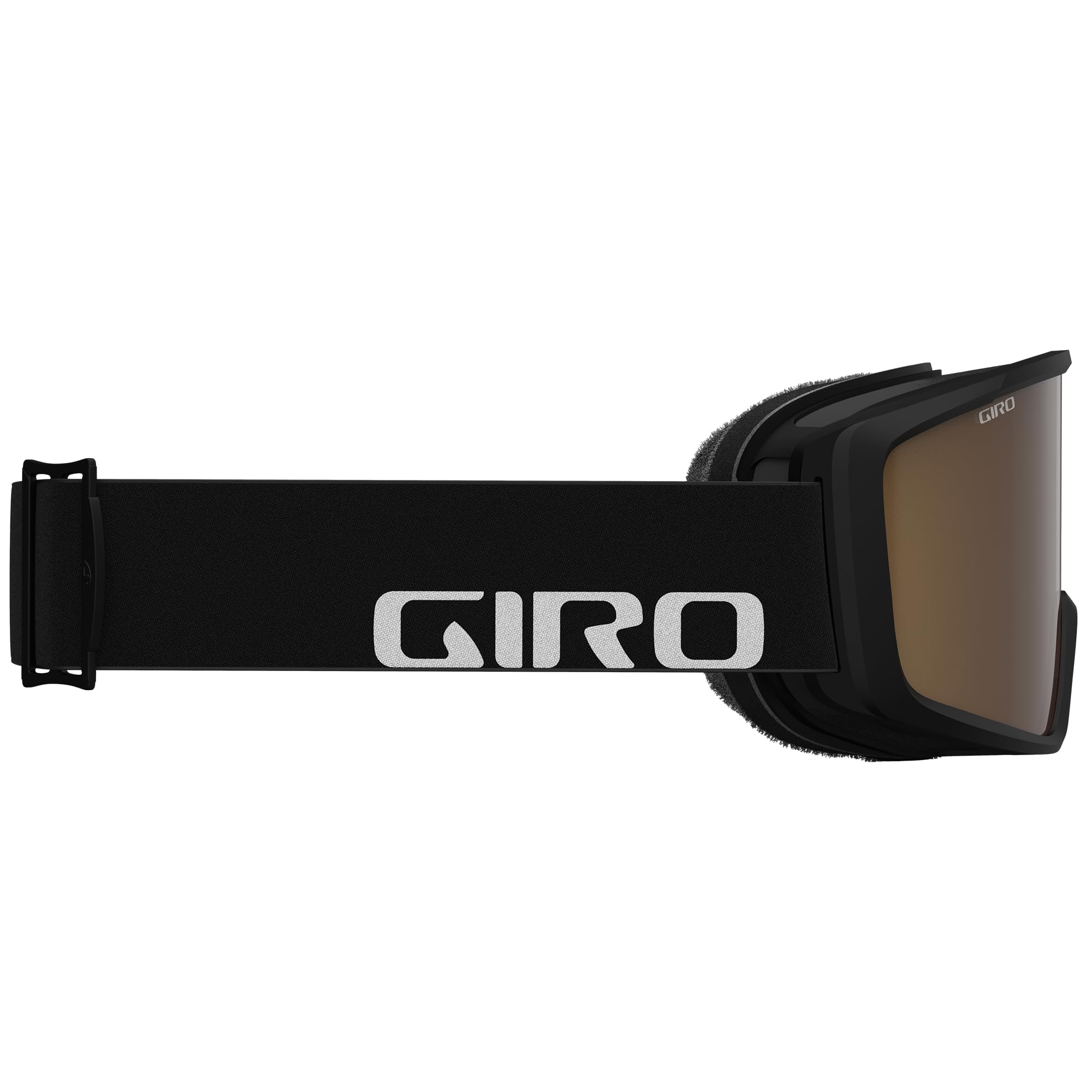 Giro Index 2.0 OTG Ski Goggles - Snowboard Goggles for Men, Women & Youth - Black Wordmark Strap with Amber Rose Lens