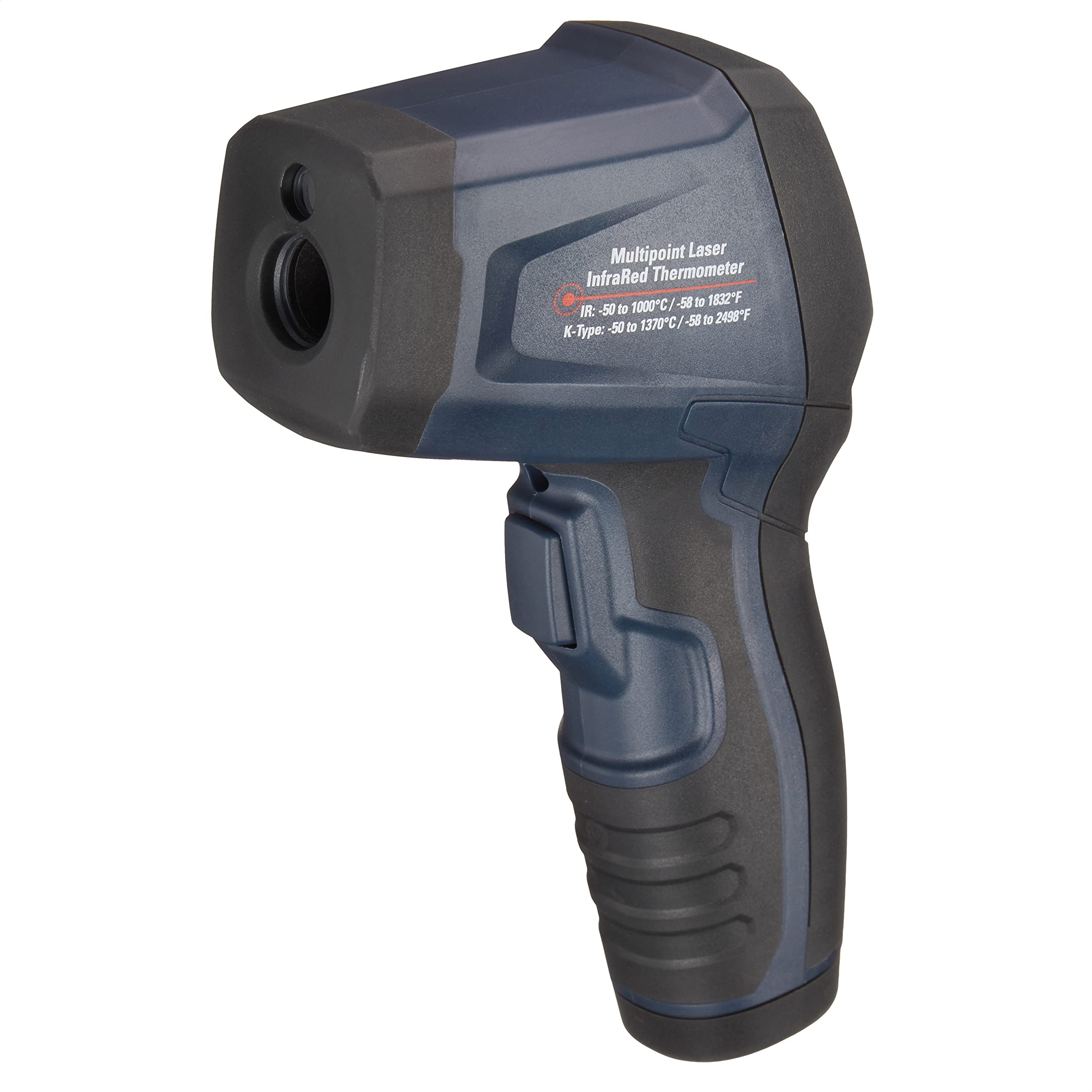 AmazonCommercial Heavy Duty Infrared Thermometer with circle laser, Double mould, Type K Probe, Adjustable Emmissivity (66IR360)