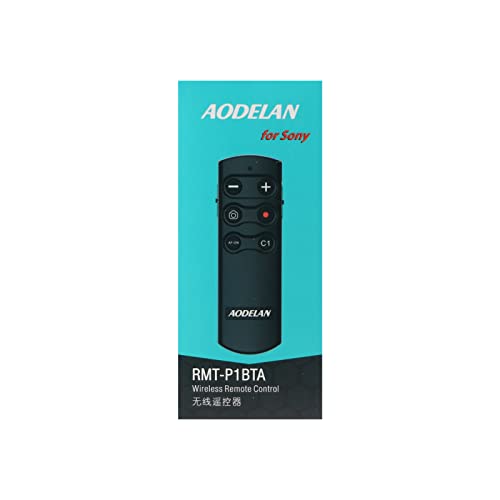 AODELAN Camera Remote Control Remote Shutter Commander for Sony ZV-E10,FX3,A1,a6100, a6400, a6600, a7C, a7 III, a7R III, a7R IV, a9, a9 II, DSC-RX0 II, DSC-RX100 VII, ZV-1; Replace Sony RMT-P1BT