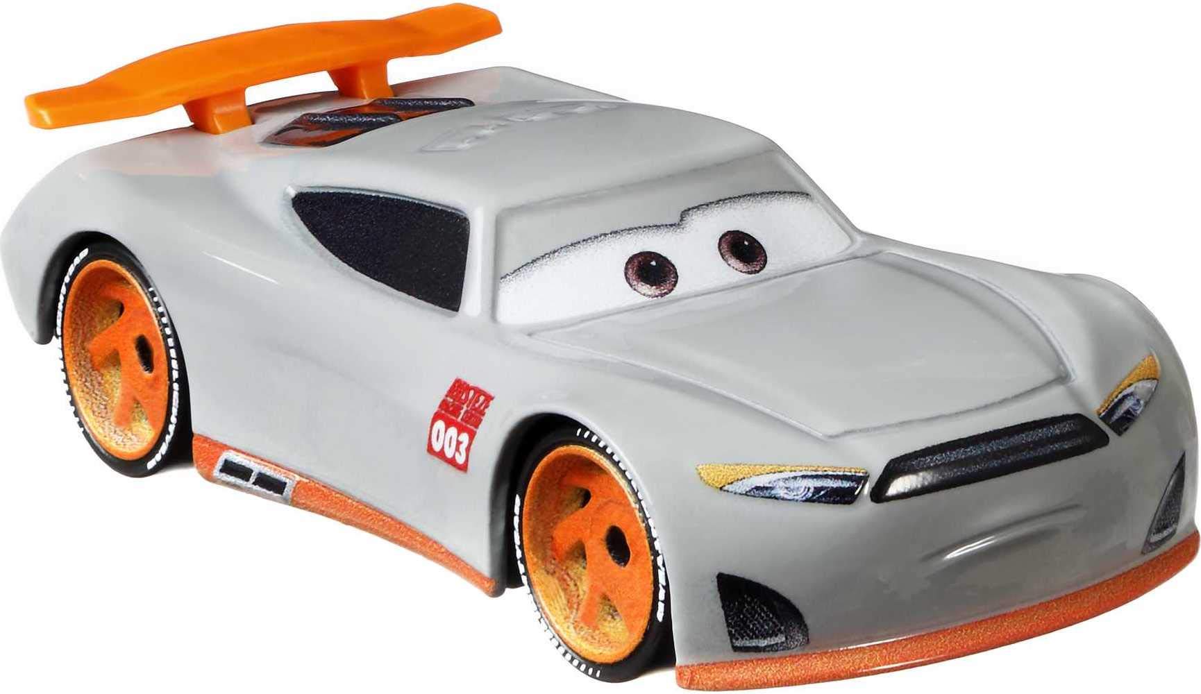 Disney Cars Toys Aiden 1:55 Scale Fan Favorite Character Vehicles for Racing and Storytelling Fun, Gift for Kids Ages 3 Years and Older, Multicolor